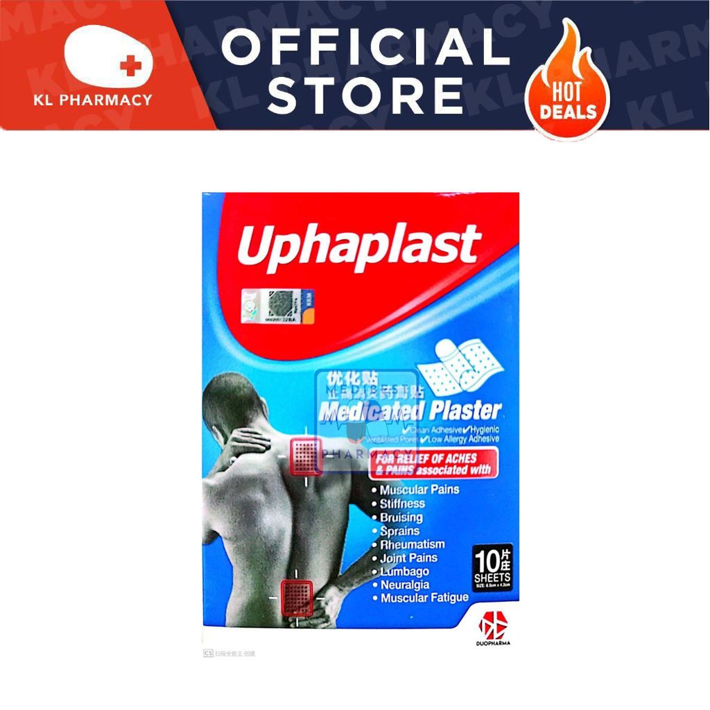 UPHAPLAST MEDICATED PLASTER 10S | Shopee Malaysia