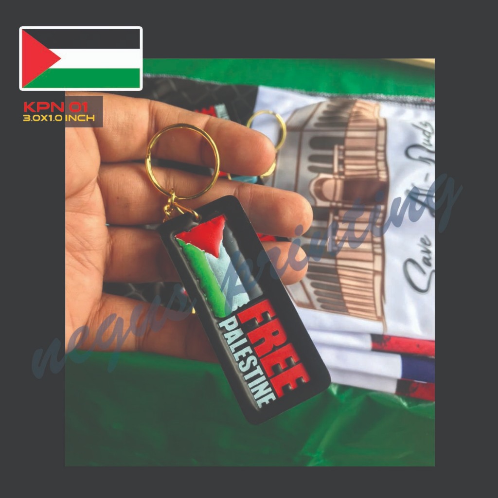 AKSESORI PALESTINE - HEADBAND/KEYCHAIN/MAFLA (KAIN TEBAL)/BLACK EDITION ...
