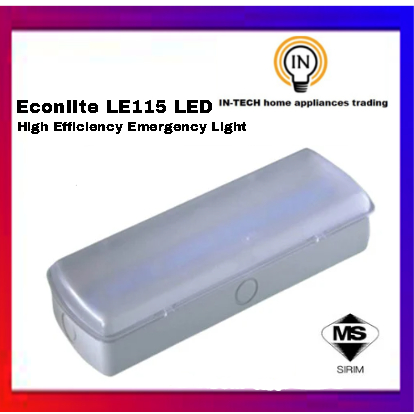ECONLITE LED EMERGENCY LIGHT HIGH EFFICIENCY ENERGY CONSERVING (LE 115 ...