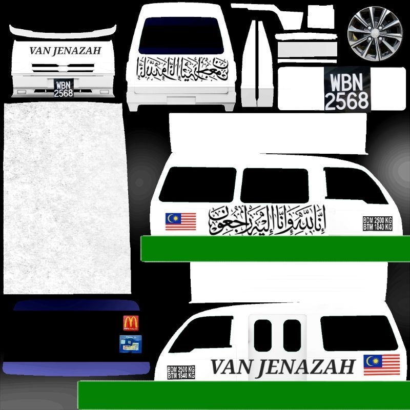 Template Angkot Mod Livery Van Jenazah BUSSID 4.0 | Shopee Malaysia