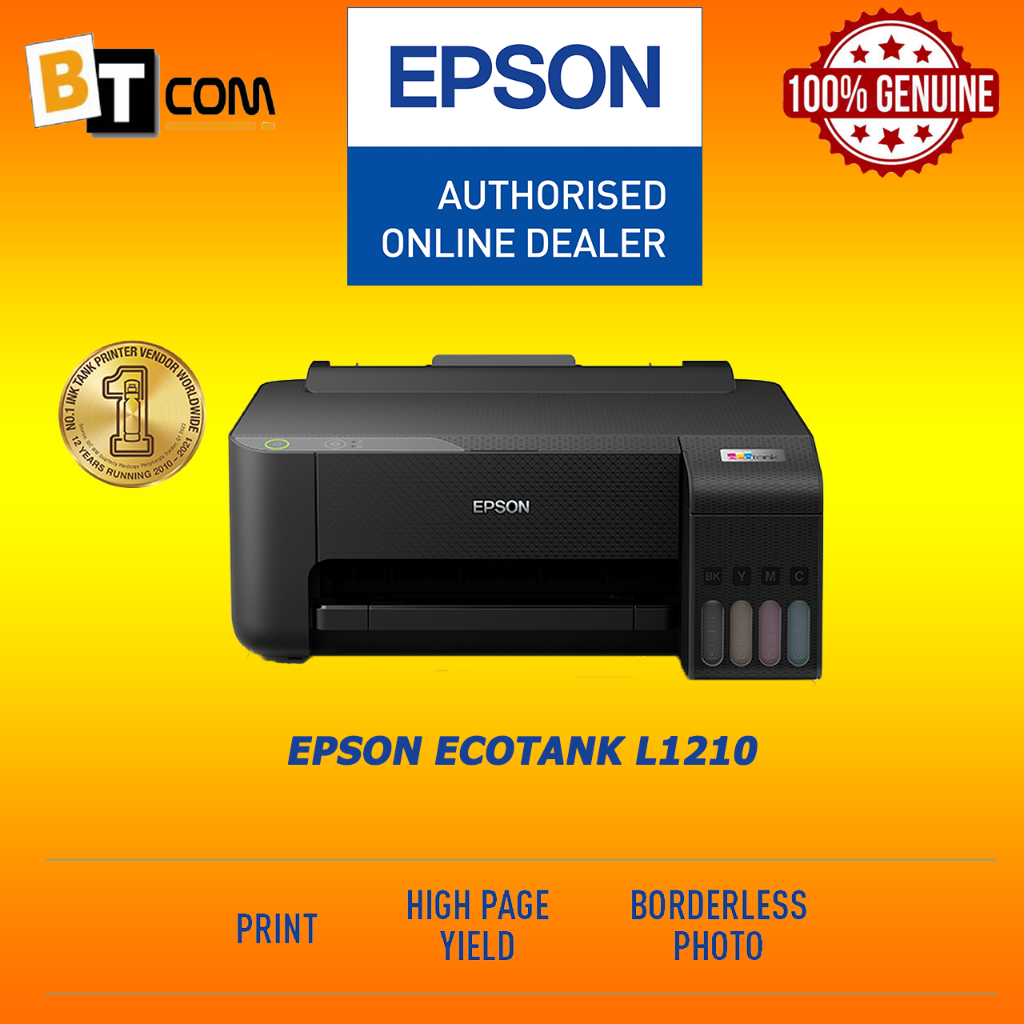 Epson EcoTank L1210 Ink Tank Printer | Shopee Malaysia
