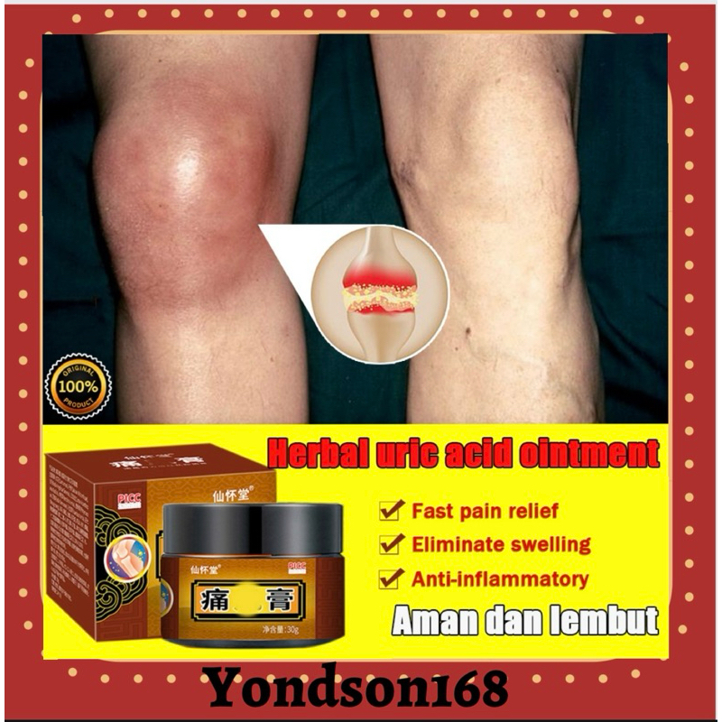 Herba Gout Sakit Lutut / Herbal Medicine Gout Ointment joint and bone ...
