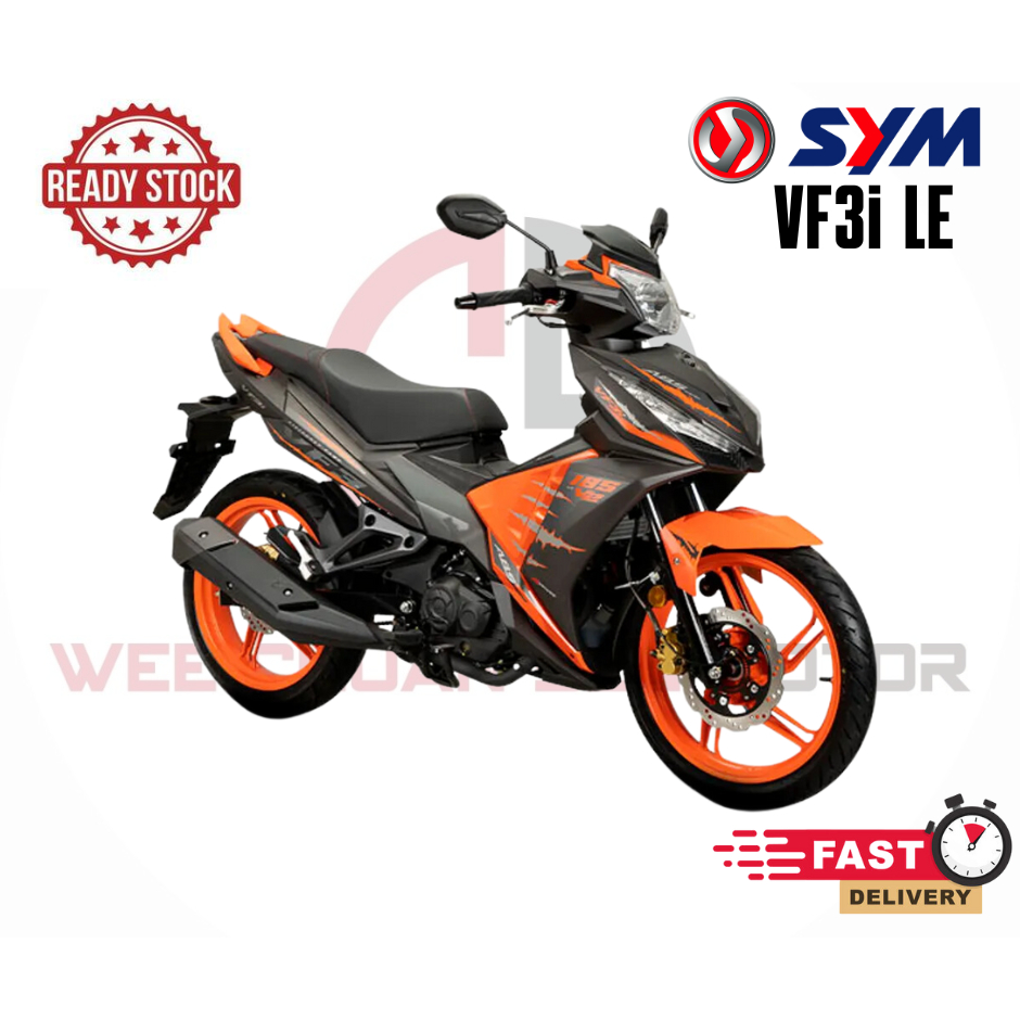 SYM VF3i 185 Moped *𝐁𝐑𝐀𝐍𝐃 𝐍𝐄𝐖 𝐔𝐍𝐑𝐄𝐆𝐈𝐒𝐓𝐄𝐑* Price OTR + FREE DELIVERY | Shopee Malaysia