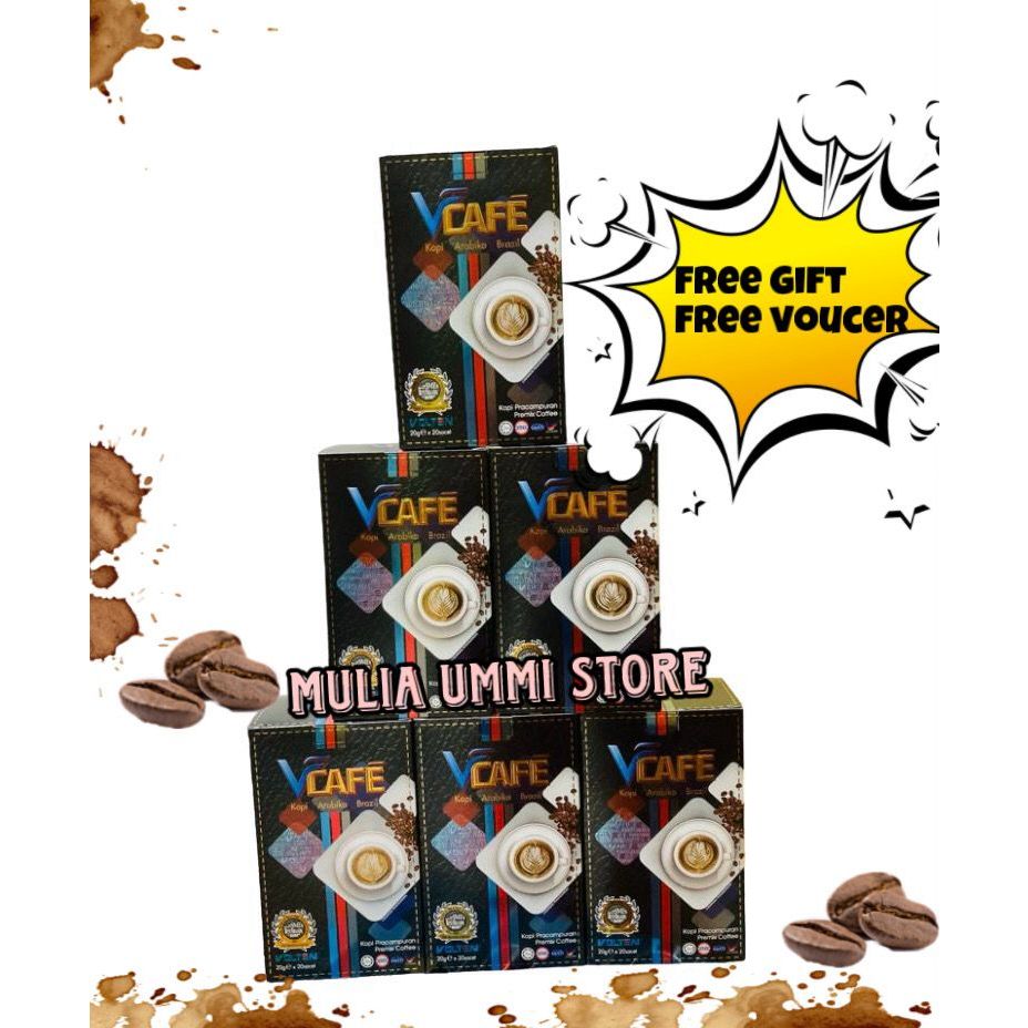 Volten Vcafe Brazilian Arabica Coffee / Kopi Arabica Vcafe (20 sachets ...