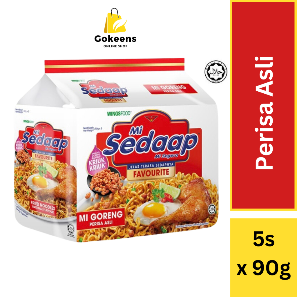 Mi Sedaap Goreng Perisa Asli 5s x 90g | Shopee Malaysia