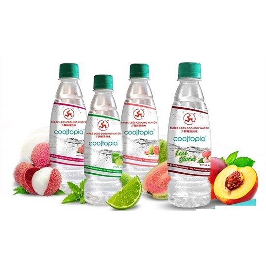 Three Legs Cooltopia Cooling Water 320ml / Air Badak Cooltopia 320ml ...