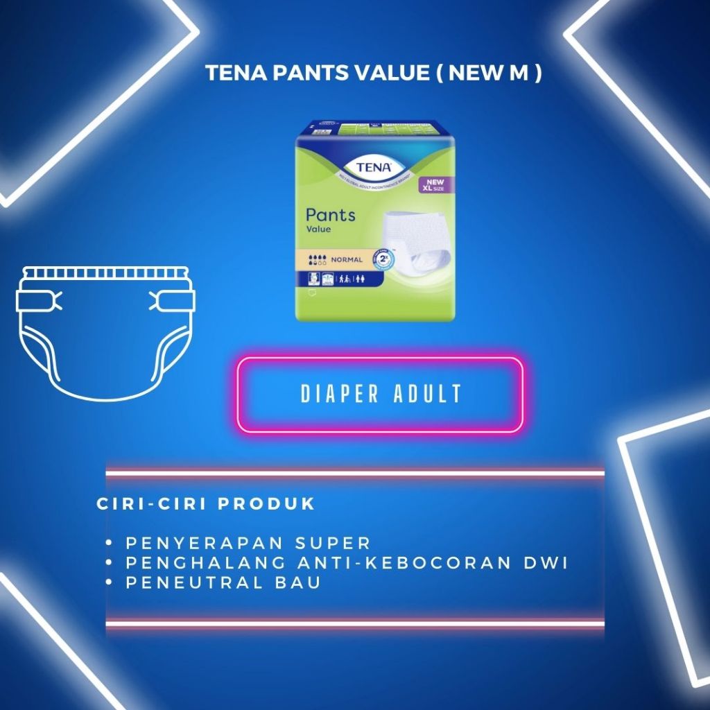 TENA PANTS VALUE ( SIZE M , L & XL ) | Shopee Malaysia