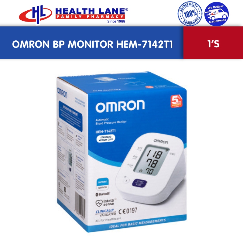 OMRON BLOOD PRESSURE MONITOR HEM-7142T2 | Shopee Malaysia