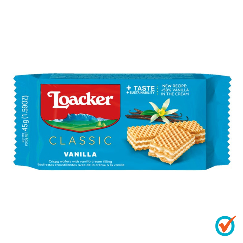 Loacker Wafer Vanille 45g | Shopee Malaysia
