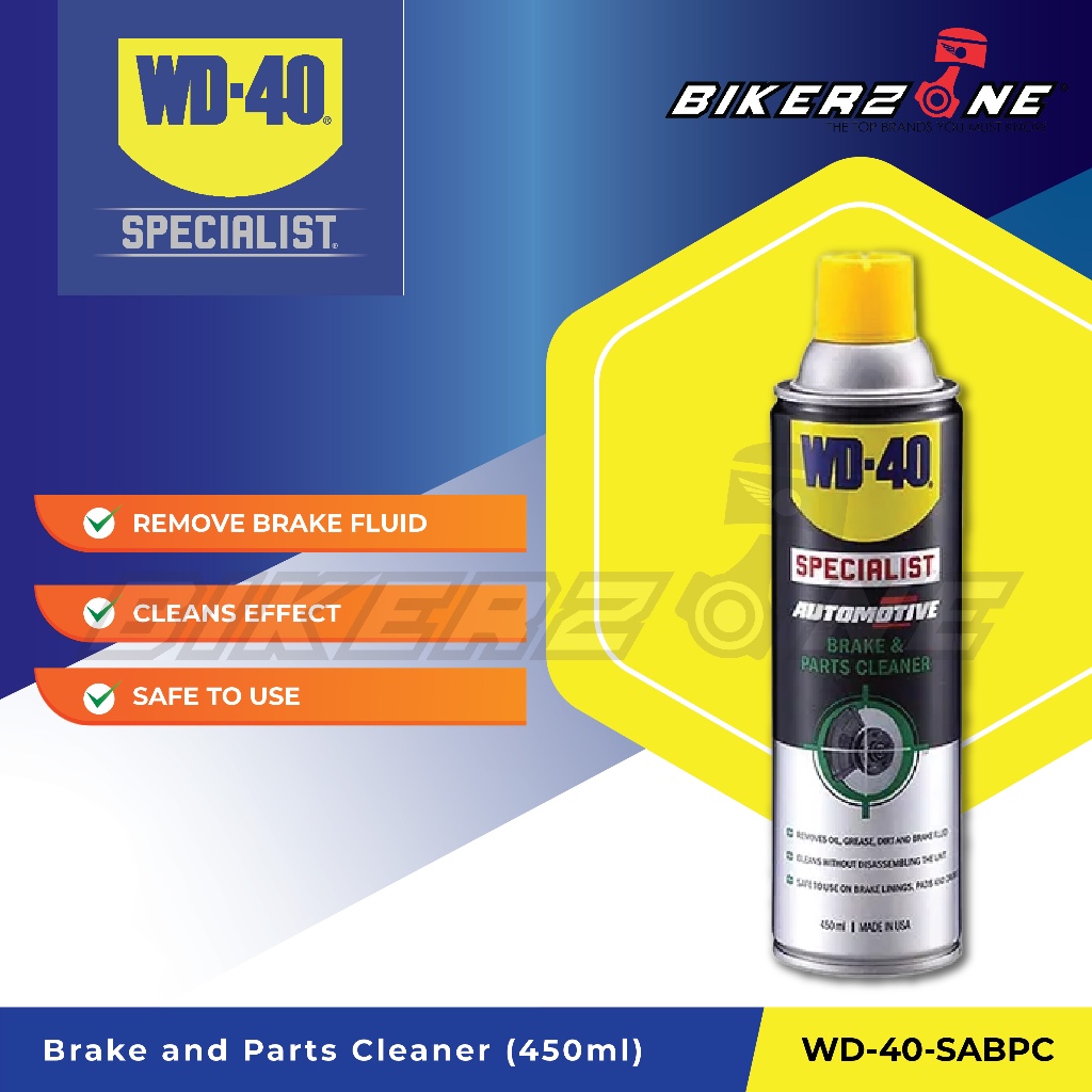 WD-40 Specialist Brake and Parts Cleaner Non-Chlorinated (450ml ...