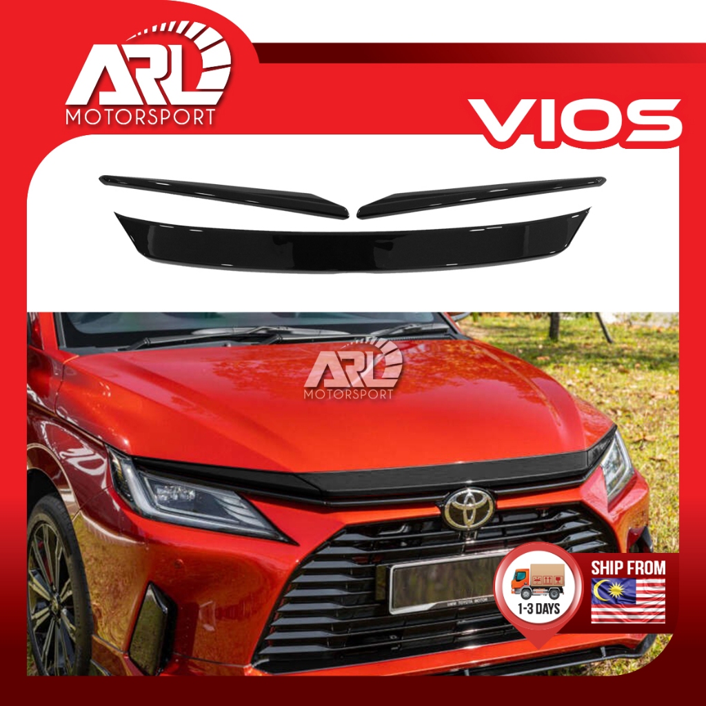 Toyota Vios AC100 4th Front Bonnet Lining Trim Black For Vios (2023 ...