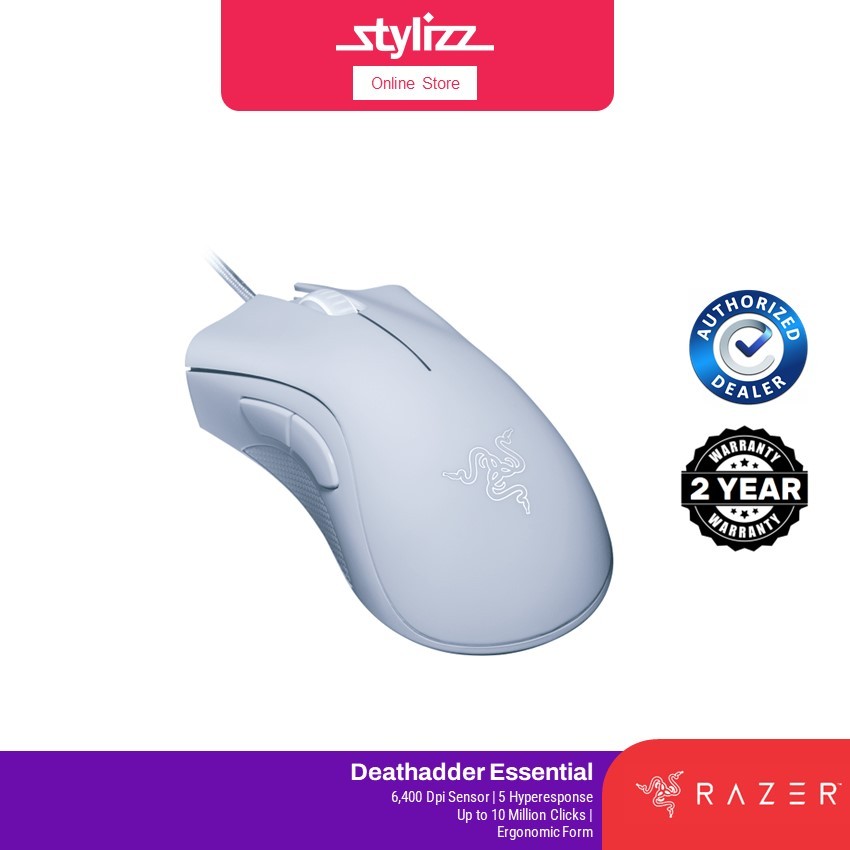 RAZER DEATHADDER ESSENTIAL GAMING MOUSE - RZ01-03850100-R3M1 | Shopee ...