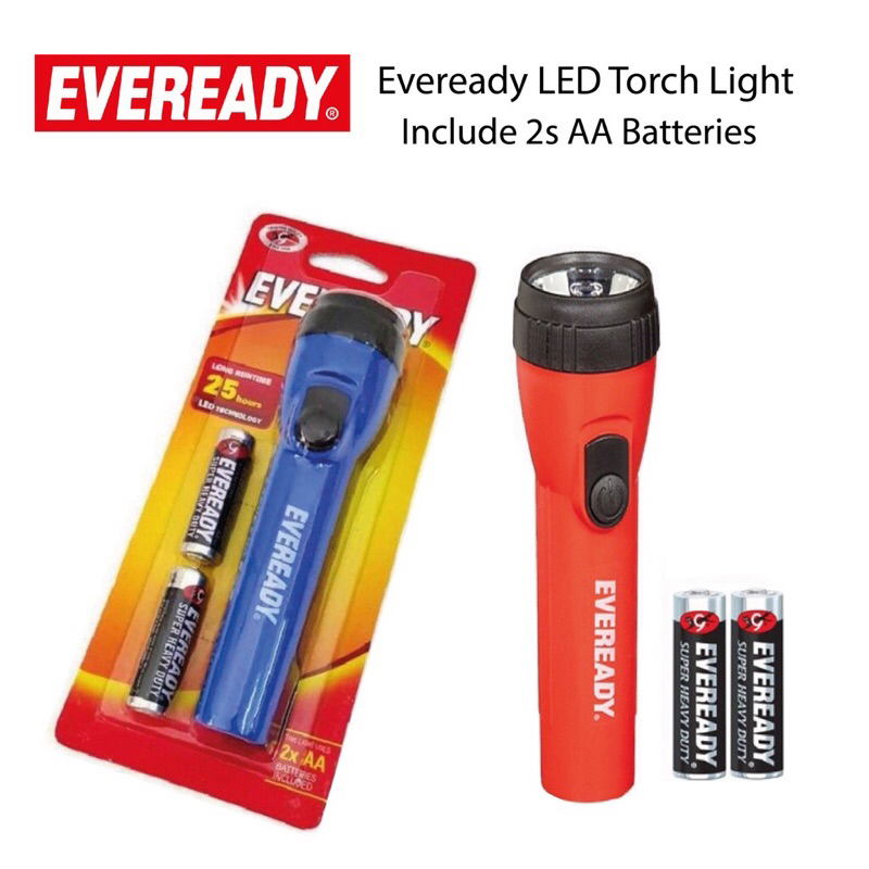 [100% Original] EVEREADY® LED Economy Flashlight LC1L2AWB | Shopee Malaysia