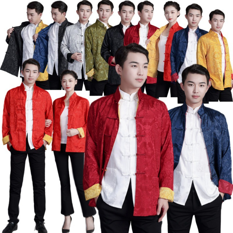 (Ready Stock in Malaysia) Man Men Tang Suit Samfu Chinese Shirt ...