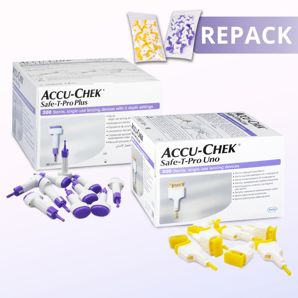 Accu-Chek Safe-T Pro Plus / Accu-Chek Safe-T Pro Uno (25pcs/50pcs ...