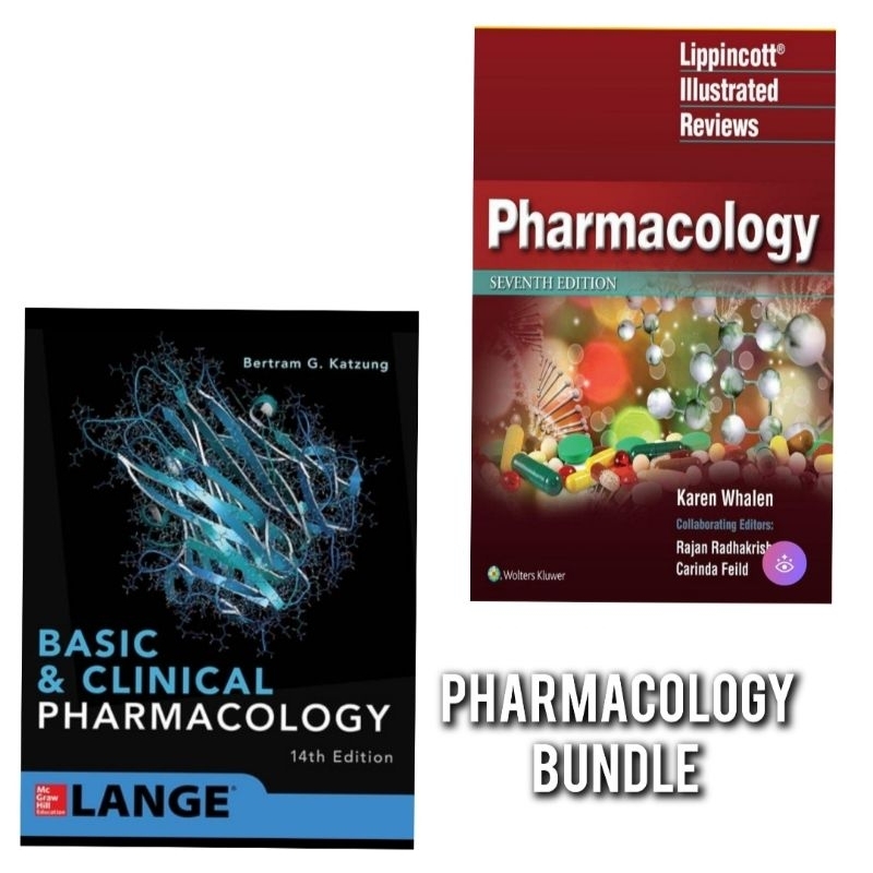 Pharmacology bundle lippincott lange medical books | Shopee Malaysia