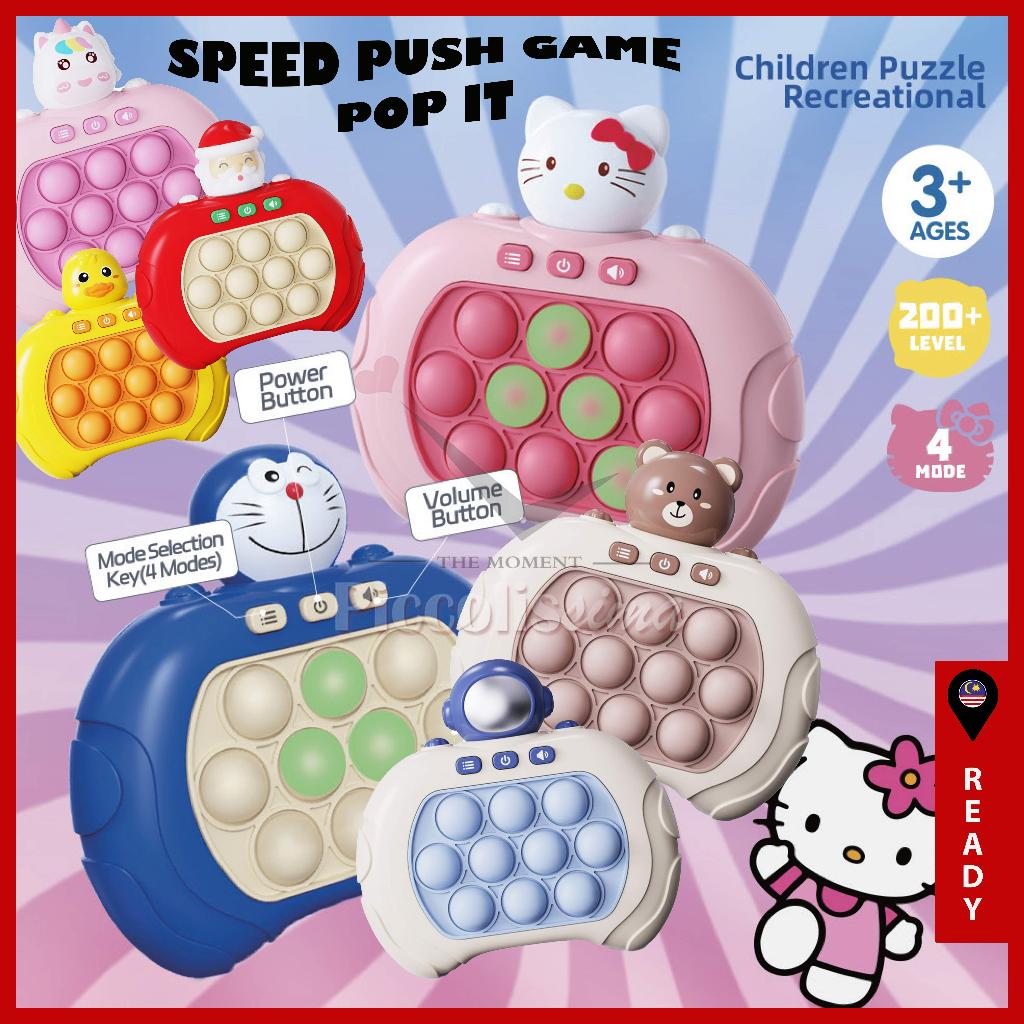 Electronic Pop It Quick Push Puzzle Game Console Fidget Toy ...