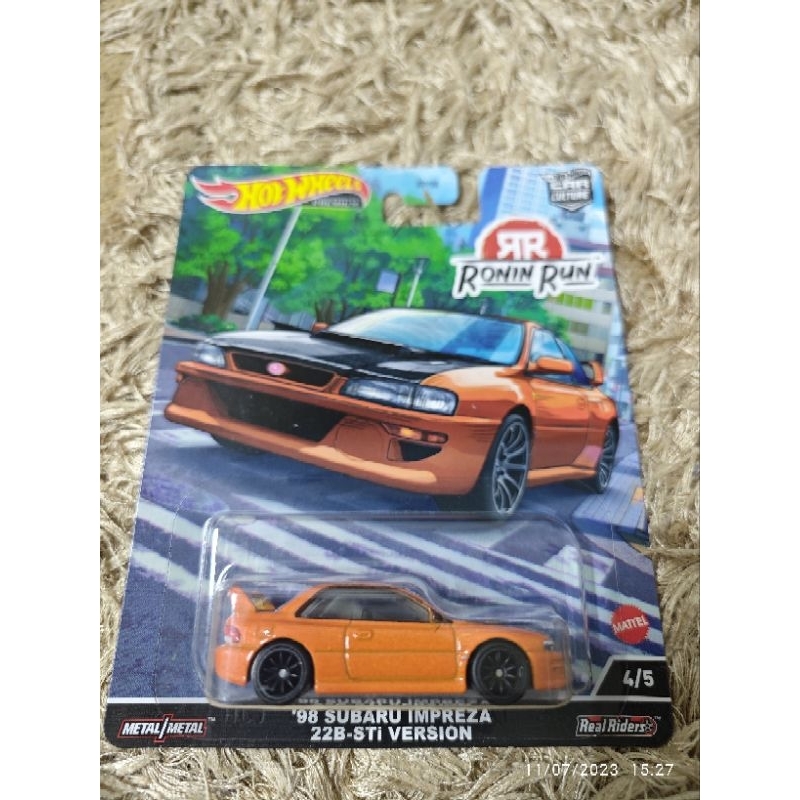HOT WHEELS RONIN RUN '98 SUBARU IMPREZA 22B-STi VERSION | Shopee Malaysia