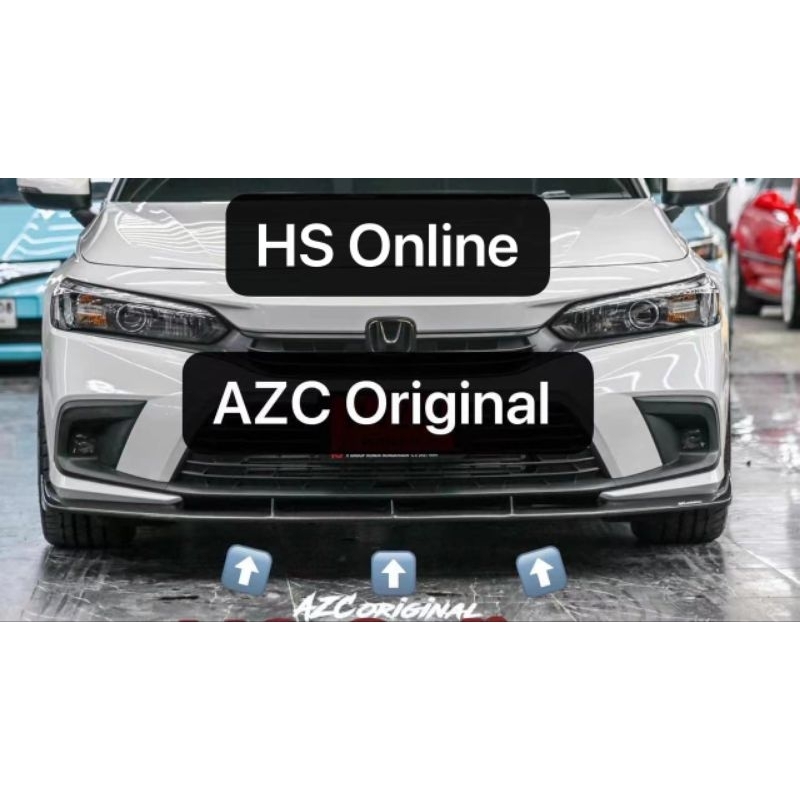 Honda Civic FE Front Lips Lip,front diffuser AZC Original Thailand lips ...