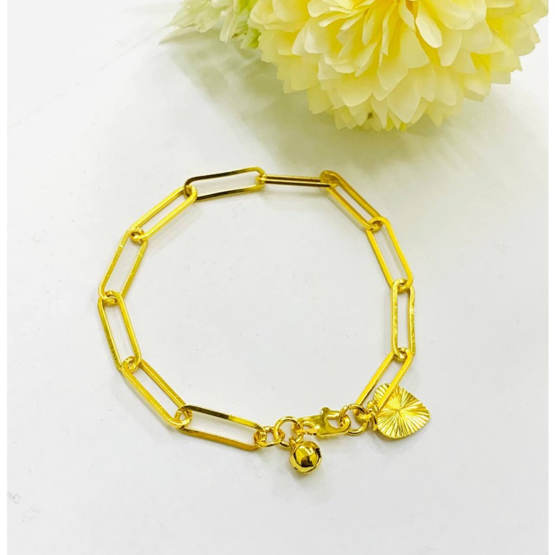 Aulia - Bracelets paper clip gelang tangan (paperclip) Emas Bangkok ...