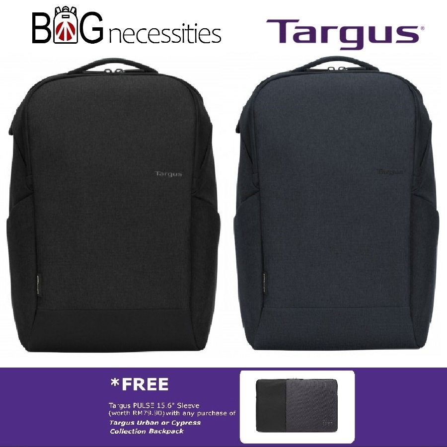 Targus Cypress EcoSmart® 15.6” Slim Backpack - Black (TBB584GL) / Blue ...