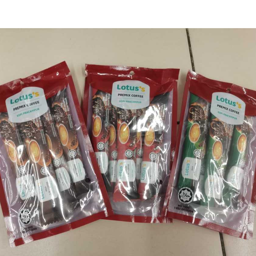 LOTUS'S 3 in 1 Coffee (20g x 5 sticks) - Travel trial pack | Shopee ...