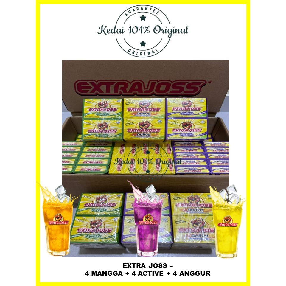 ExtraJoss Active / Anggur /Mangga Original (Karton) | Shopee Malaysia