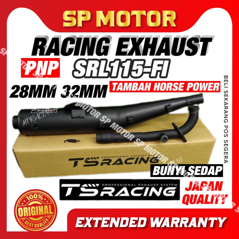 TS RACING EXHAUST SRL115Fi Standard Racing 28mm 32mm/ Lagenda 115 Fi ...