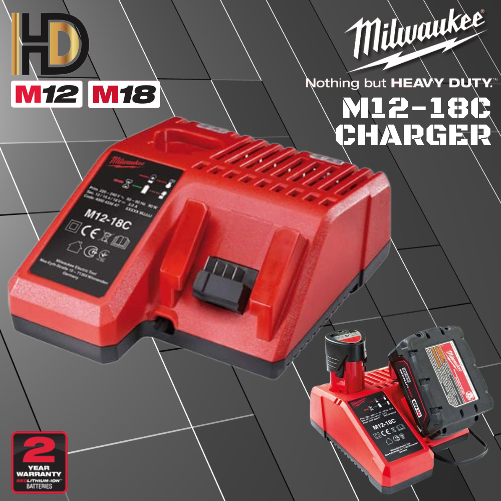 Milwaukee M12-18C Charger / M12 M18 Charger / 2 Year Warranty / 100% ...