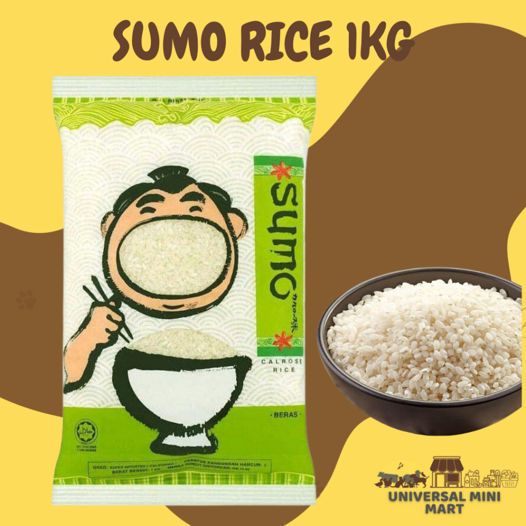 [SABAH] Beras Sumo Calrose Rice Hikari Rice 1kg | Shopee Malaysia