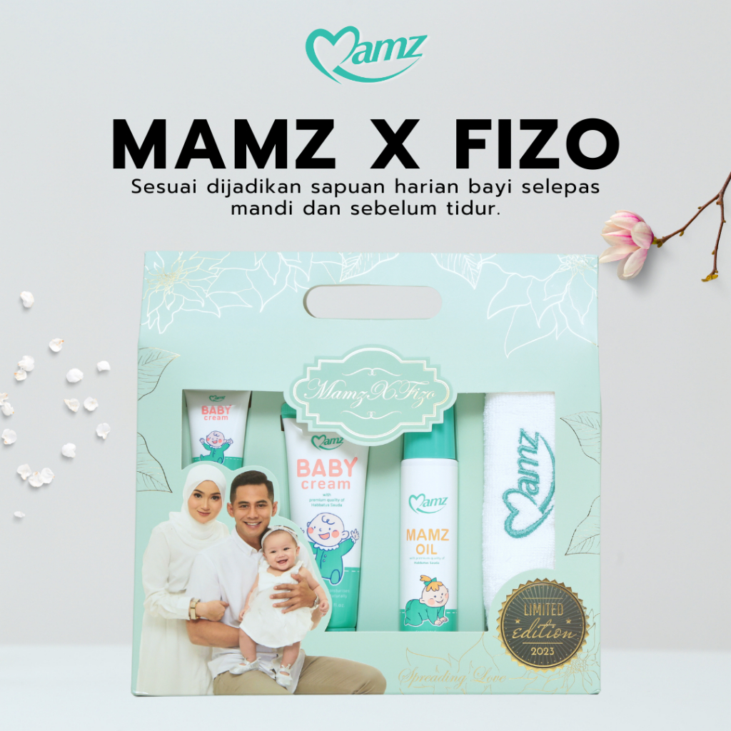 [LULUS KKM] Mamz X Fizo - Krim Dan Minyak Bayi Semulajadi Pilihan Fizo ...
