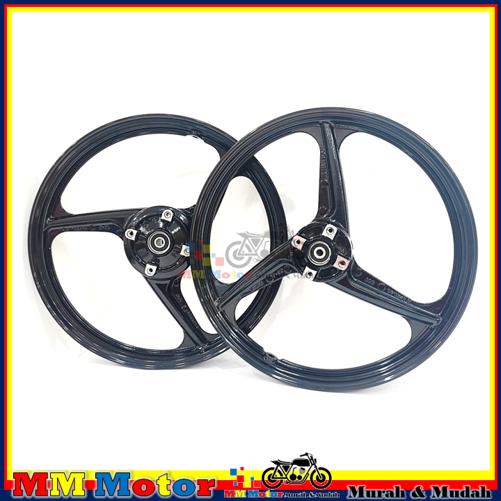 ENKEI 3 BATANG SPORT RIM YAMAHA LC135 Y15ZR Y125ZR HONDA RS150 RSX-150 SIAP BUSH & BEARING FULL ...