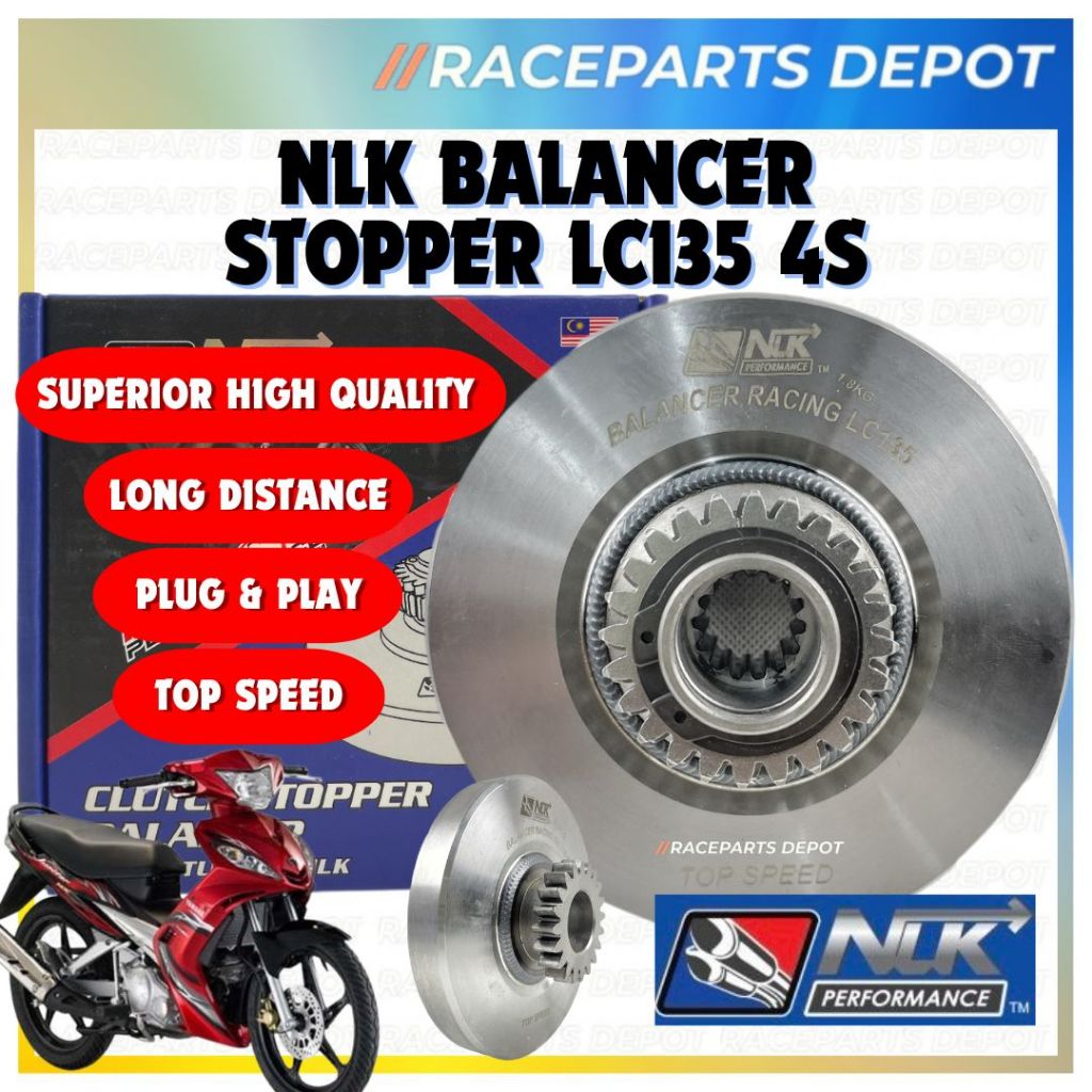 NLK Balancer Stopper LC135 4speed Balancer stopper lc135 4s | Shopee ...