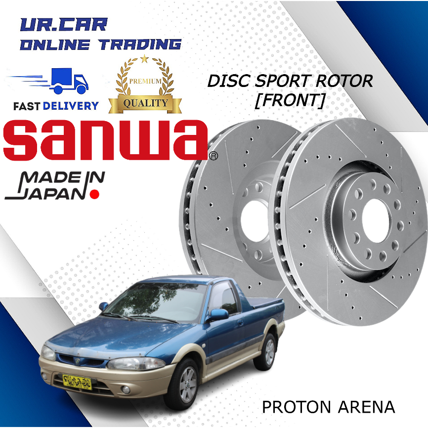 SANWA PROTON ARENA FRONT (DEPAN) DISC SPORT ROTOR 100% ORIGINAL FROM ...