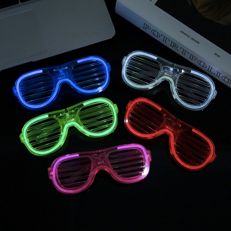 LED Party Glasses | Glow in the Dark Glasses | Flashing Neon LED ...