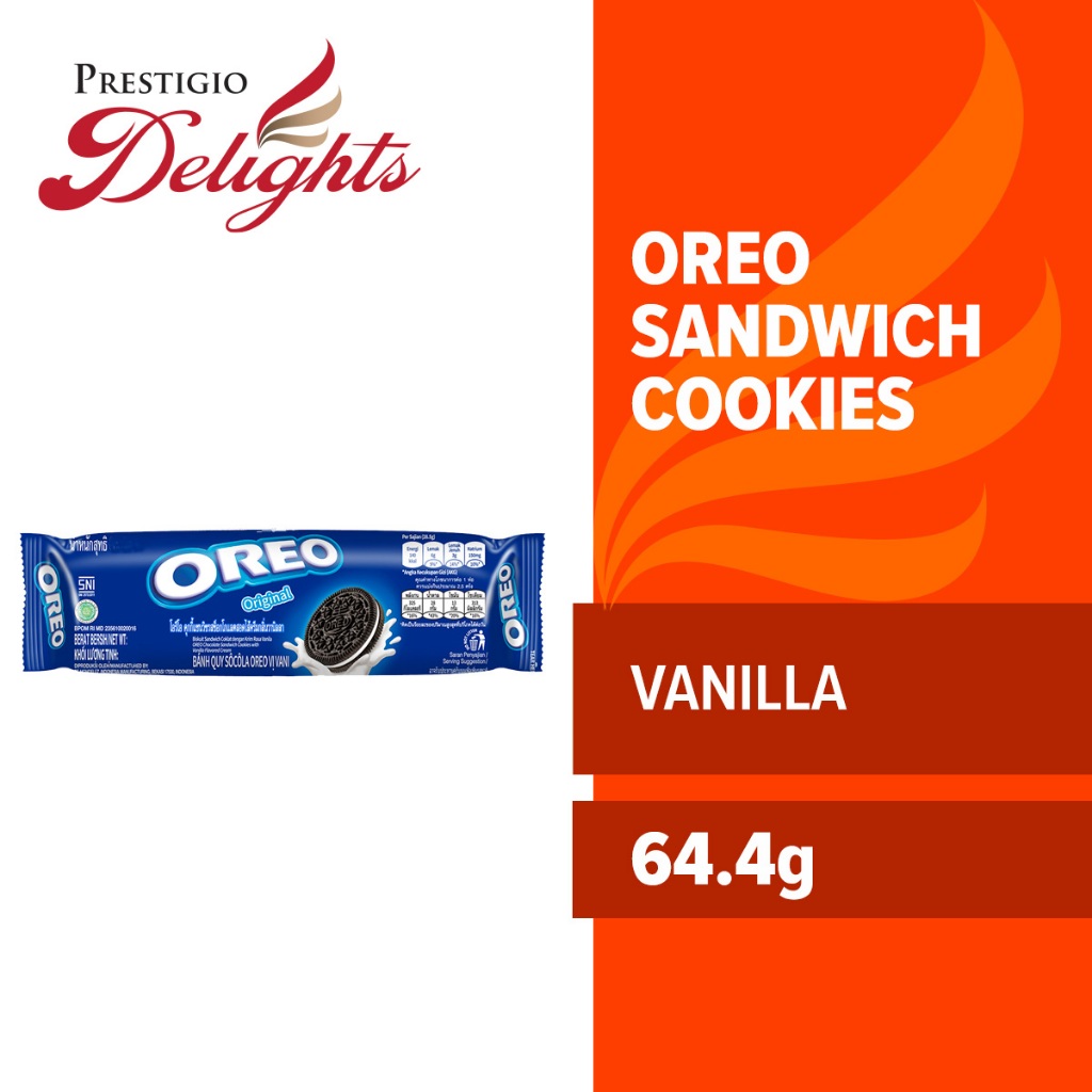 Oreo Vanilla Creme Sandwich Cookies 64.4g | Shopee Malaysia