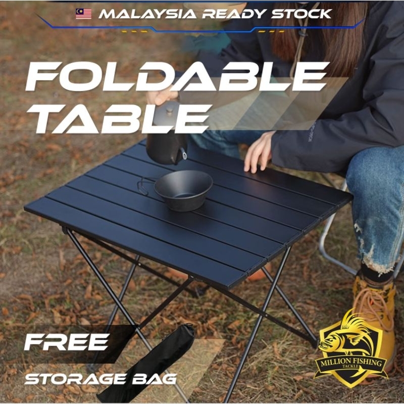 【TLB001】Meja Camping Meja Lipat Aluminium Foldable Camping Table ...
