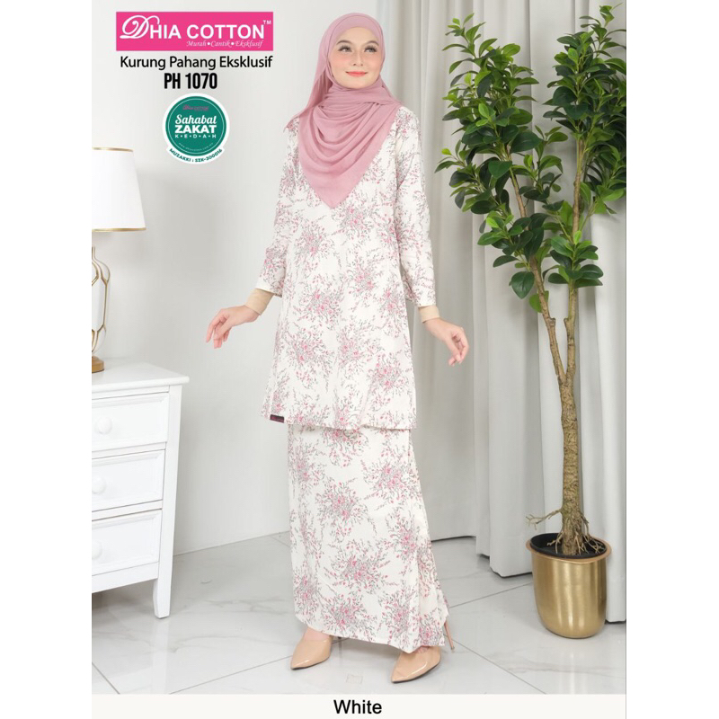 [New]Baju Kurung Pahang Exclusive Dhia Cotton, Raya 2024 Sedondon ...