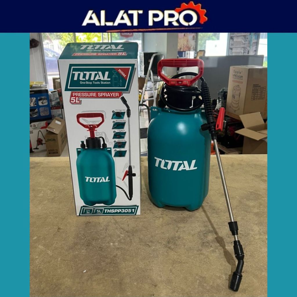 TOTAL THSPP3051 Pressure Sprayer 5 Litres | Shopee Malaysia