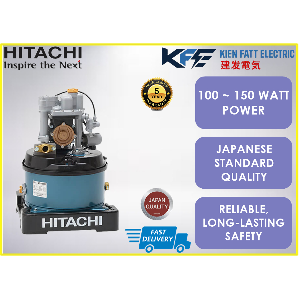 Hitachi Water Pump Tank Type Shallow Well 100 Watt WTP100XS/ 150 Watt ...