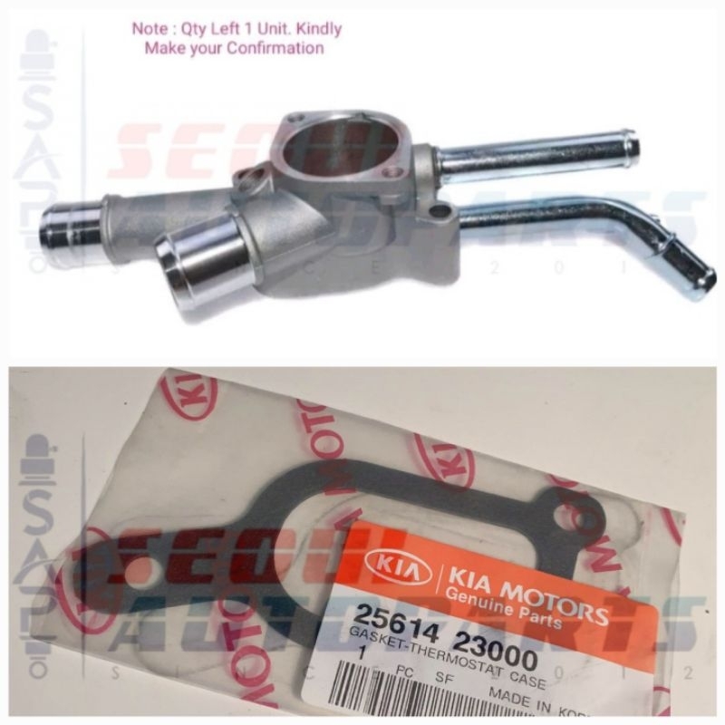 THERMOSTAT Housing = Matrix 1.8 / Elantra XD / Tucson JM / Coupe (01-08 ...