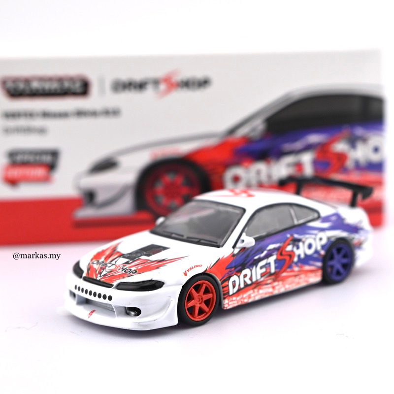 (NOT SEALED) TARMAC WORKS SPECIAL EDITION 1/64 VERTEX NISSAN SILVIA S15 DRIFTSHOP | Shopee Malaysia