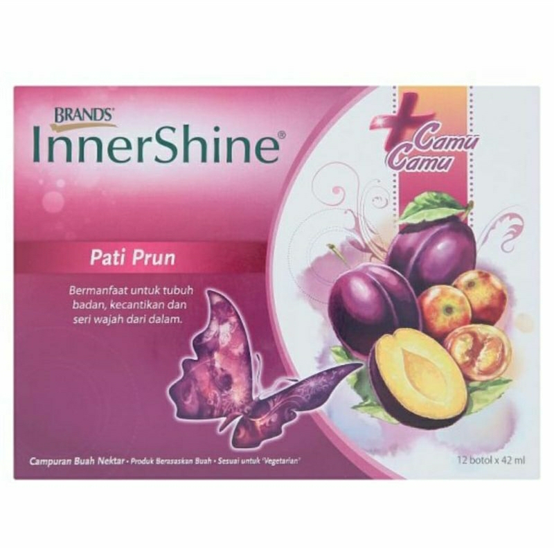 Brands Innershine Prune Camu Camu 442ml x 12 btl exp 06/2024 | Shopee ...