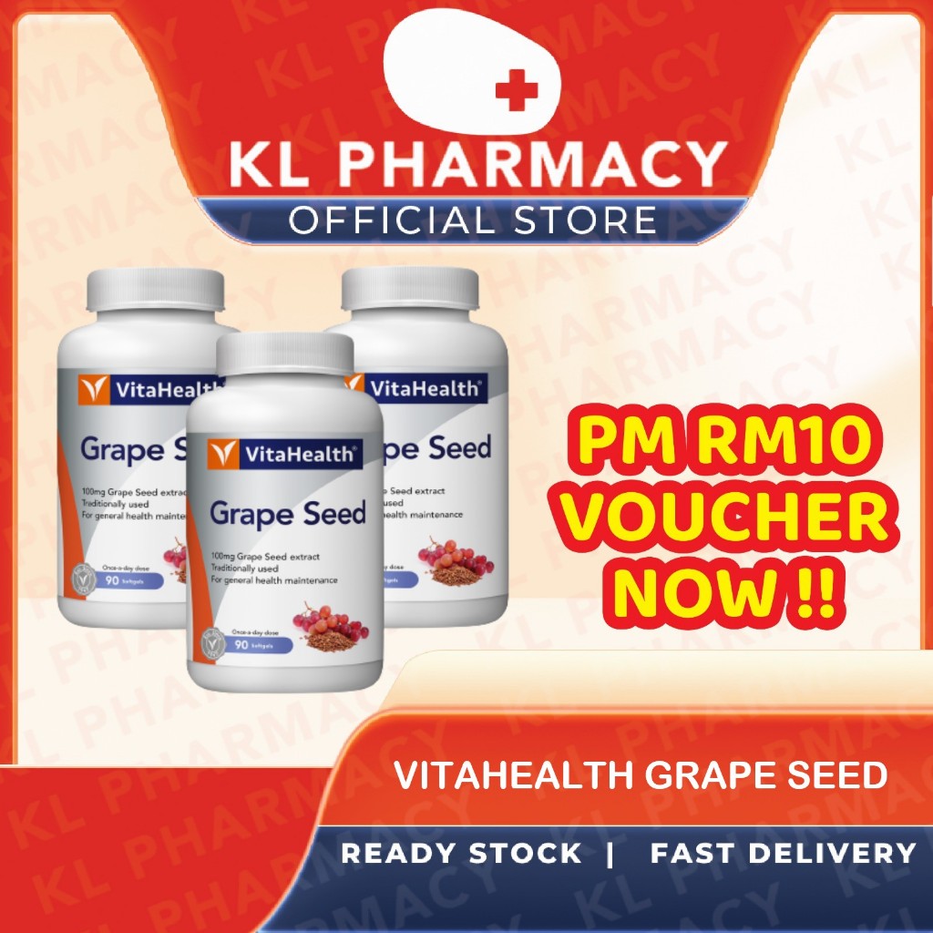 Vitahealth Grape Seed (90's x 3) [NEW STOCK!!] | Shopee Malaysia