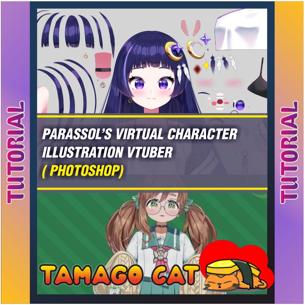 [ VIDEO COURSE ] PARASSOL’S VIRTUAL CHARACTER ILLUSTRATION VTUBER ...