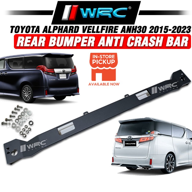 Toyota Alphard Vellfire ANH30 2015 - 2023 Rear Anti Crash Bar | Shopee ...