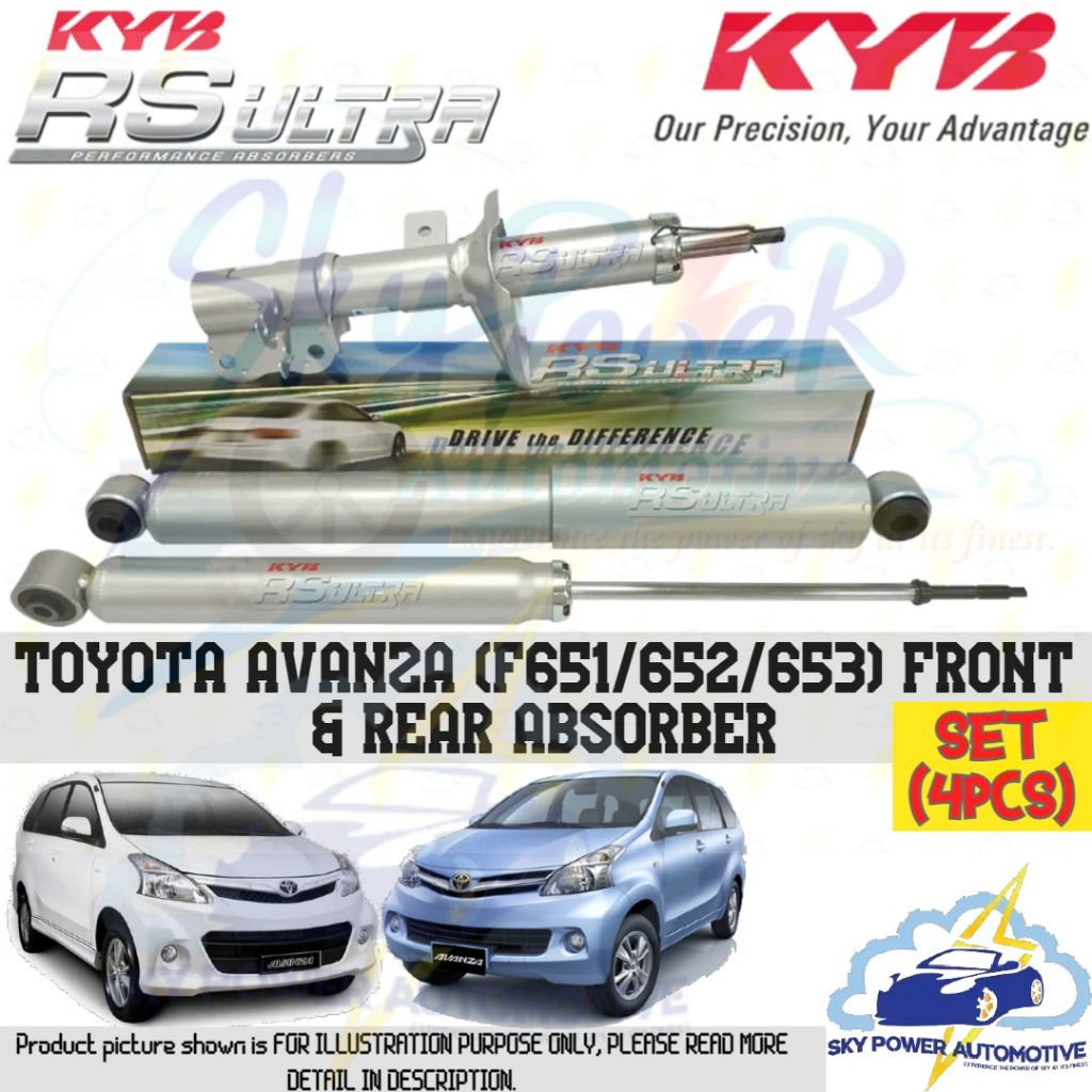 TOYOTA AVANZA F651 652 653 (2013~) KAYABA KYB RS ULTRA HEAVY DUTY ...