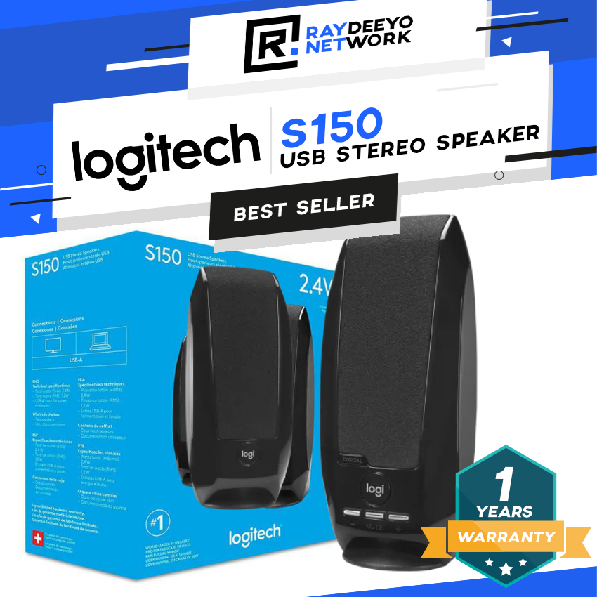 Logitech S150 / Z120 / Z121 USB Speakers [Compact/Cable Management ...