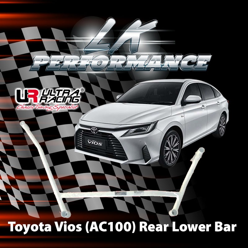 Toyota Vios (AC100) 1.5 (2022) 2WD - Ultra Racing Rear Lower Bar 4 ...