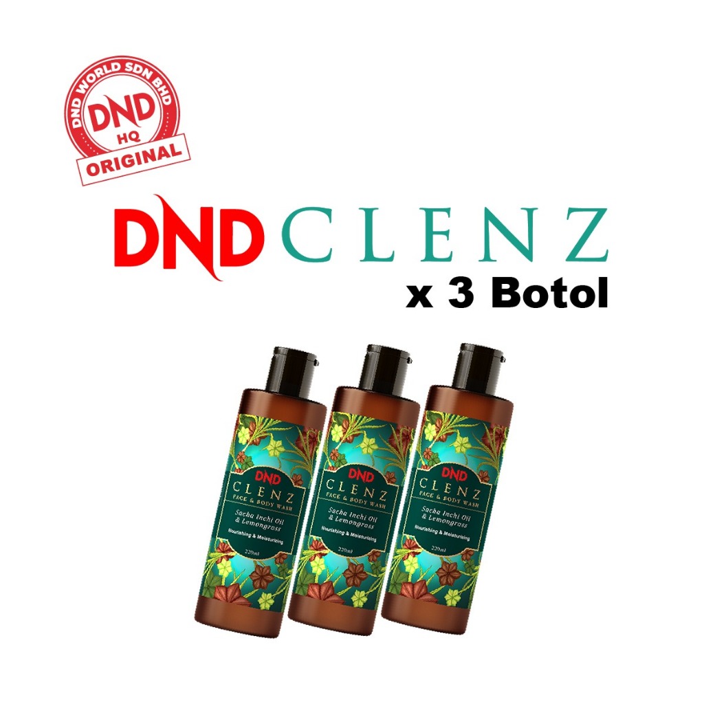 DND Clenz Face & Body Wash (3 Botol x 220ml) | Shopee Malaysia